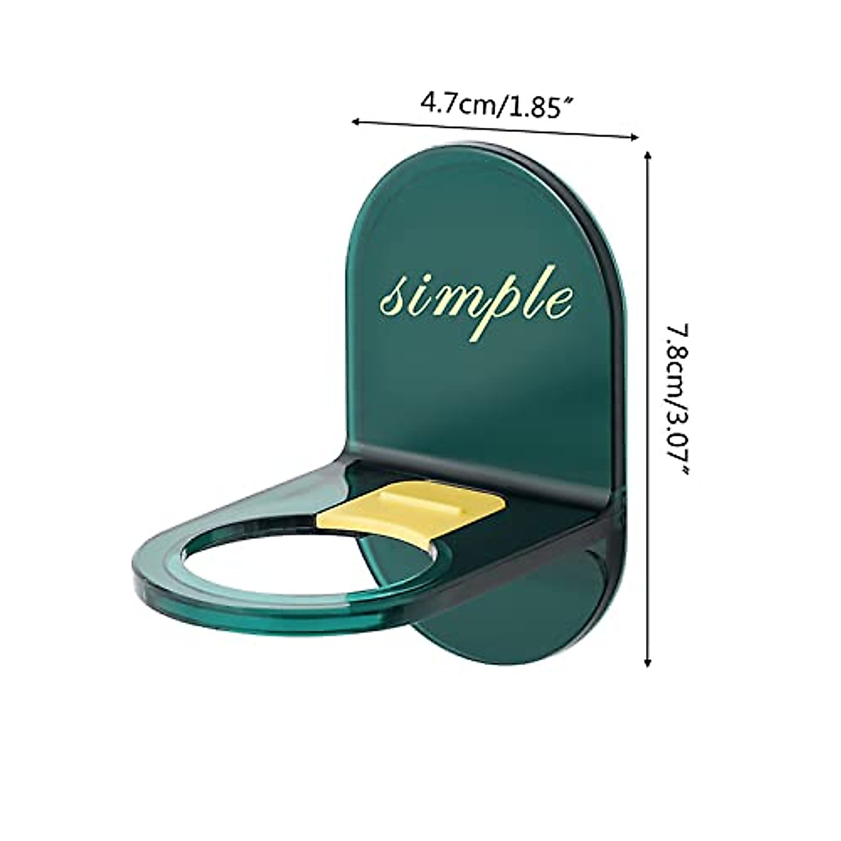 jomgeroz Wall Mount Shower Gel Bottle Holder Storage Rack Adhesive Adjustable Shampoo Hand Bottle Hanging Organizer hand hanger