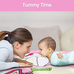 Amagoing Baby Gym Play Mat,4-in-1 Infant Activity Gym with 6 Detachable Toys & Ball Pit for Toddler Sensory and Motor Skill Development Discovery, Newborn Essential Gifts for 0-12 Months Baby Girl Boy