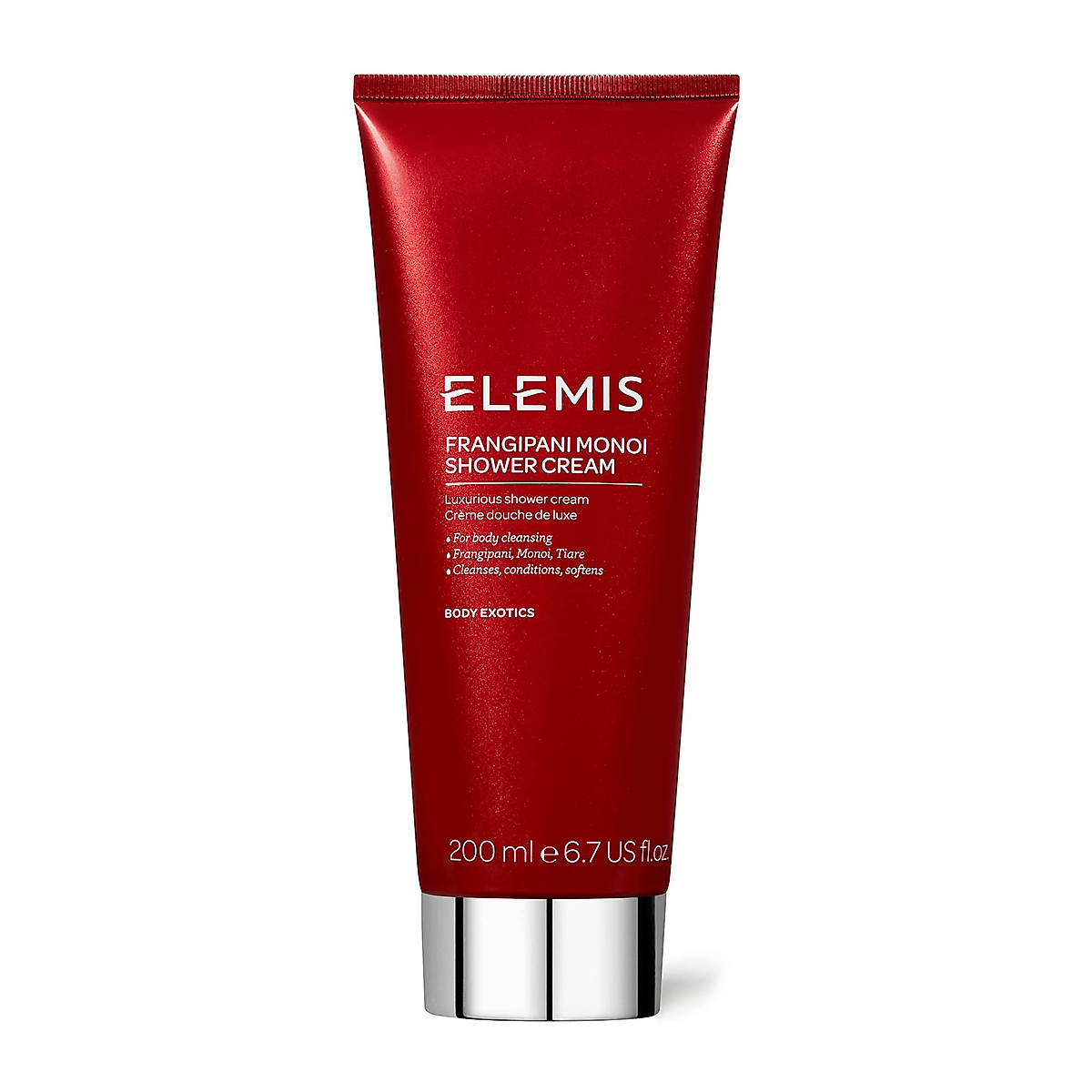 ELEMIS Frangipani Monoi Luxurious Shower Cream, 6.7 Fl Oz