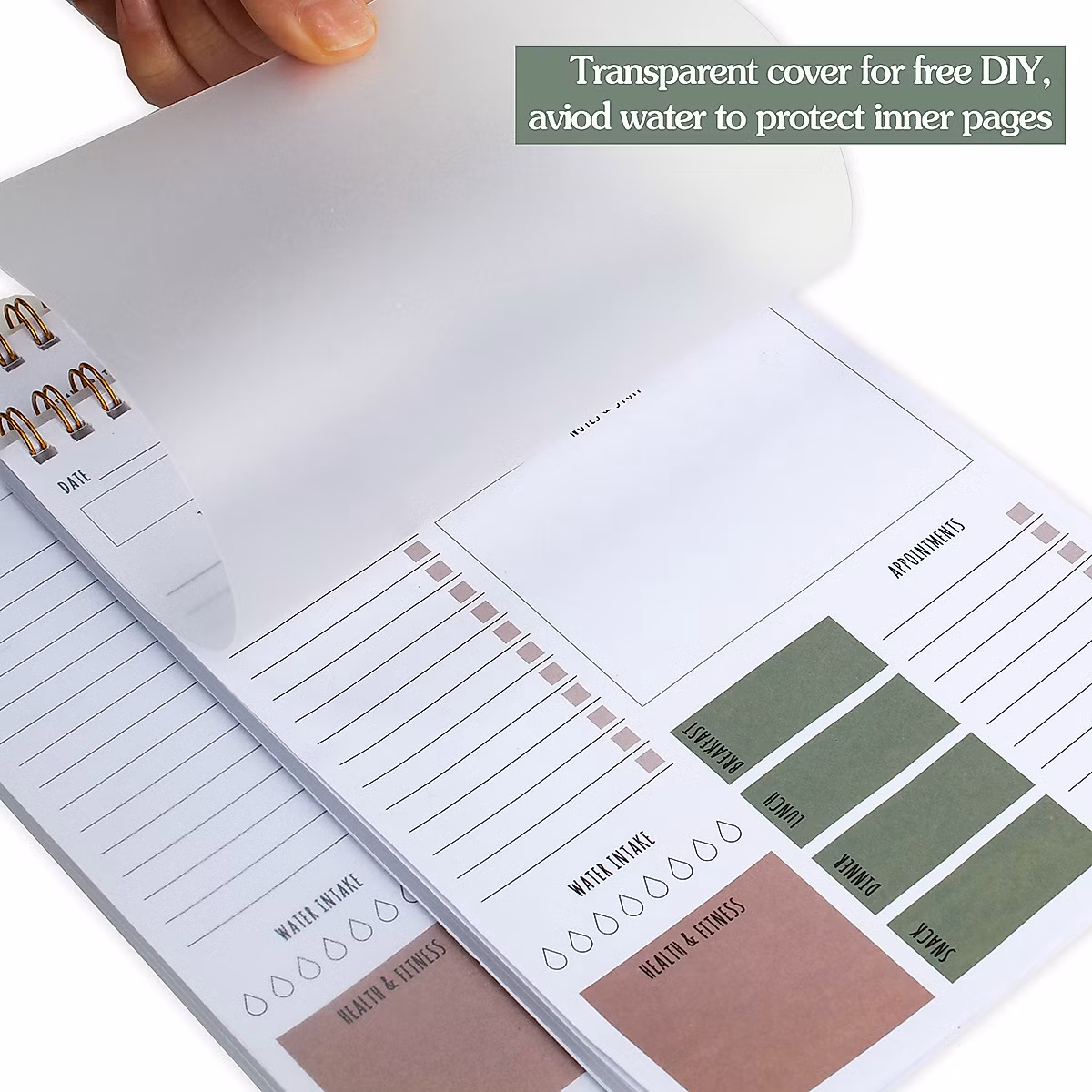 To Do List Notepad 52 Sheets Tear Off Daily Planner,5.8" x 8.4" Organizing To-do Notepads