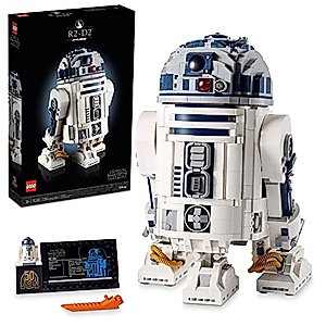 LEGO Star Wars R2-D2 75308 Droid Building Set for Adults, Collectible Display Model with Luke Skywalker’s Lightsaber, Great Birthday for Husbands, Wives, any Star Wars Fans