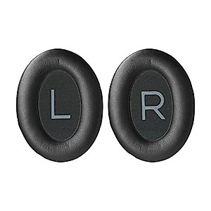 Premium Replacement Ear-Pads Ear-Cushions for Bose QuietComfort QC 45 35 35-ii, Replacement Cover Parts for QC-45 QC-35 QC-35ii Headphones (Black)