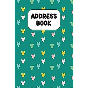 Address Book: Cute Address Book with Alphabetical Organizer, Names, Addresses, Birthday, Phone, Work, Email and Notes