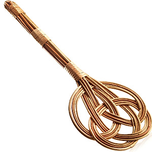 Carpet and Rug Beater, Rattan Carpet Beater, Manual Rug Beater Rattan Paddle, Durable Handmade Dust Beater, Must Have for Pet Owners