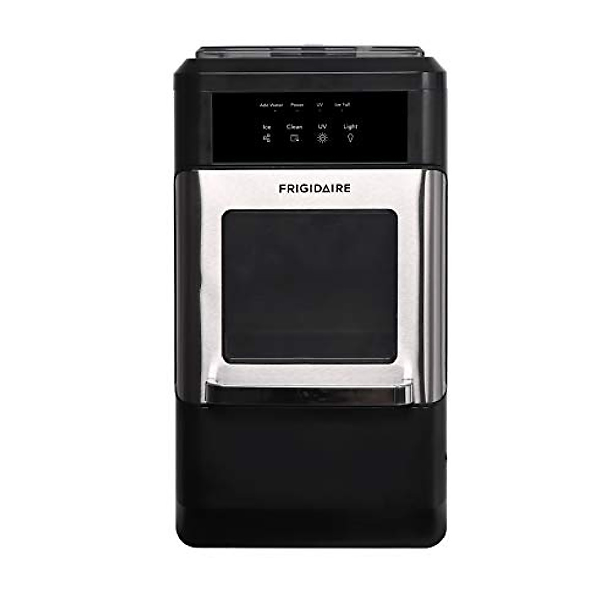 Frigidaire EFIC235-AMZ Countertop Crunchy Chewable Nugget Ice Maker, 44lbs per day, Self Cleaning Function