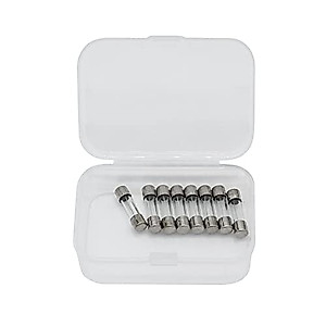 BBQ-PLUS T5AL250V Grill Fuses-8 Pcs Slow Blow Glass Fuses,Replacement Parts for Traeger, Pit Boss, Z Grills,Grilla Wood Pellet Grills