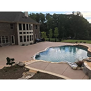 Cool Decking Pool Deck Paint For Coating - Waterproof Concrete Paint that Repairs, Seals, and Cools Your Surfaces - Covers 150 Square Feet