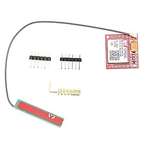 GSM Module Kit Mini GPRS Board MicroSIM Card TTL Serial Port for Micro Controller(with Antenna)