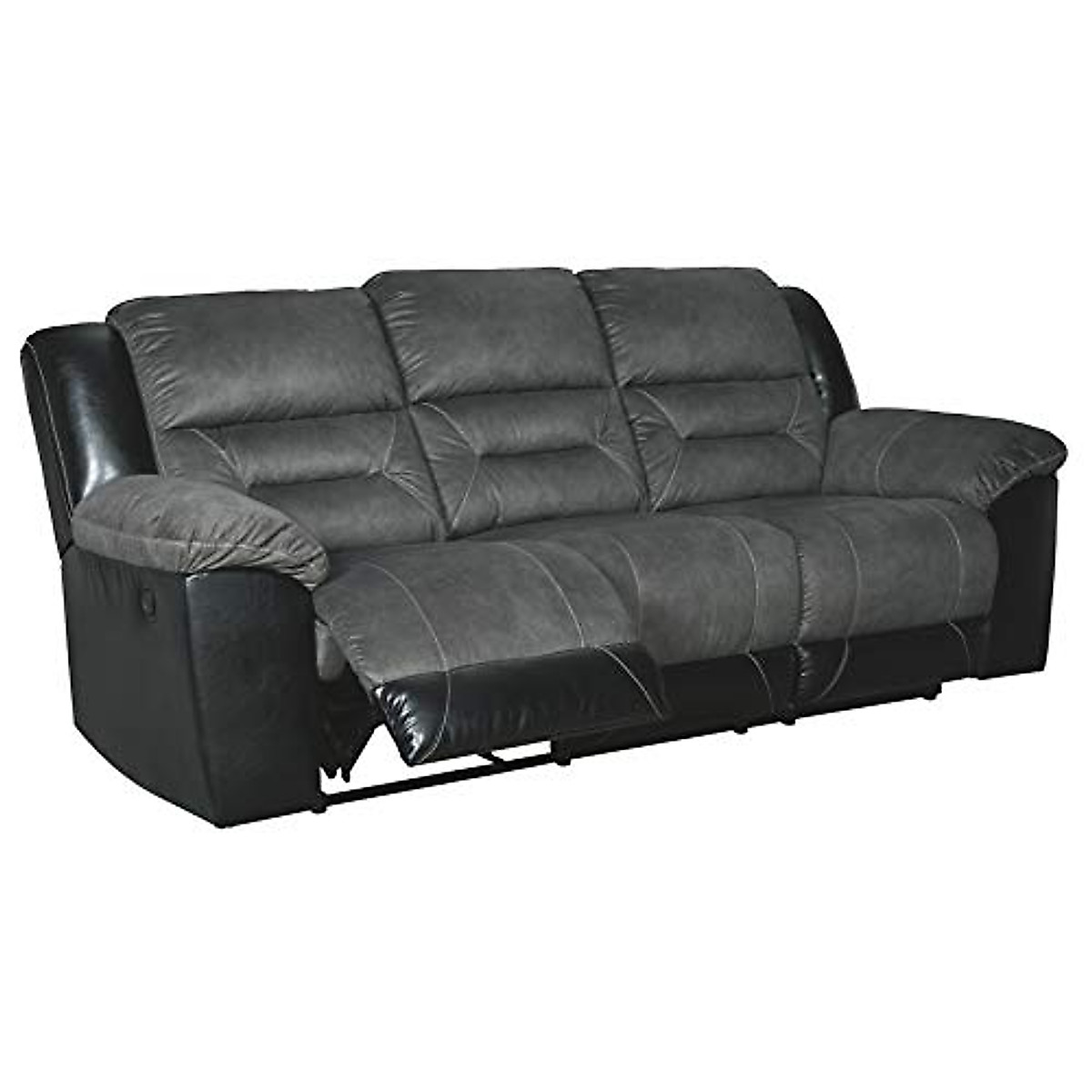 Signature Design by Ashley Contemporary Reclining Sofas, Gray
