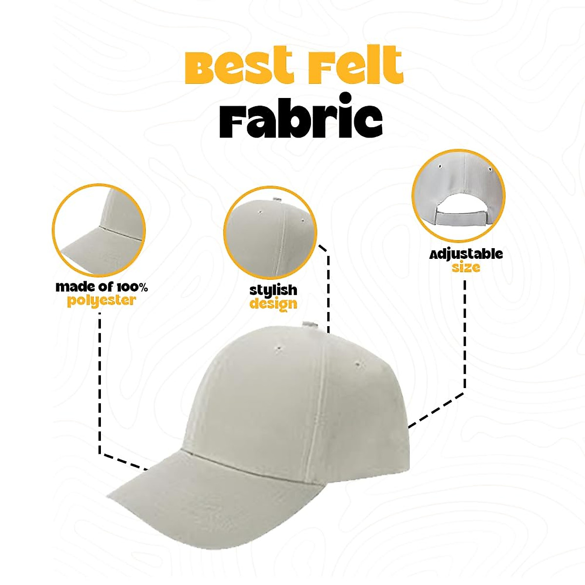 CoverYourHair Baseball Hats - Plain Dad Hat - Baseball Caps - Adjustable Sport Cap ,10 Pack Baseball Cap, Multi color,One Size