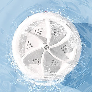 DOITOOL Mini Washing Machine Portable USB Washer Travel Clothes Washer Rechargeable Washing Machine for Business Trip College Rooms (30w)