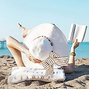 MuRealy Farmhouse Wired Ribbons 2.5 inch, 4 Rolls 20 Yards Welcome Stripe Polyester Ribbons with Buffalo Plaid, Dot Burlap Ribbon for DIY Wreaths Christmas, Birthday Wedding Decor