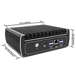 Protectli Vault 6 Port, Firewall Micro Appliance/Mini PC - Intel Dual Core, AES-NI, 64GB RAM, 960GB SSD