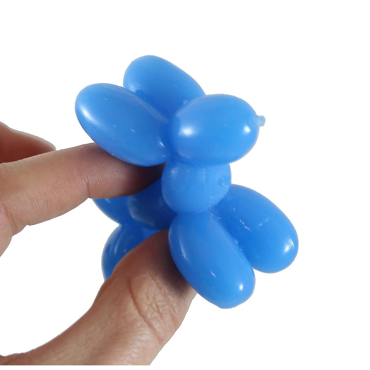 12 Mini Balloon Dog Stretchy Toy - Cute Squishy Sensory Fidget Toy - Party Favors & Prizes (1 Dozen)
