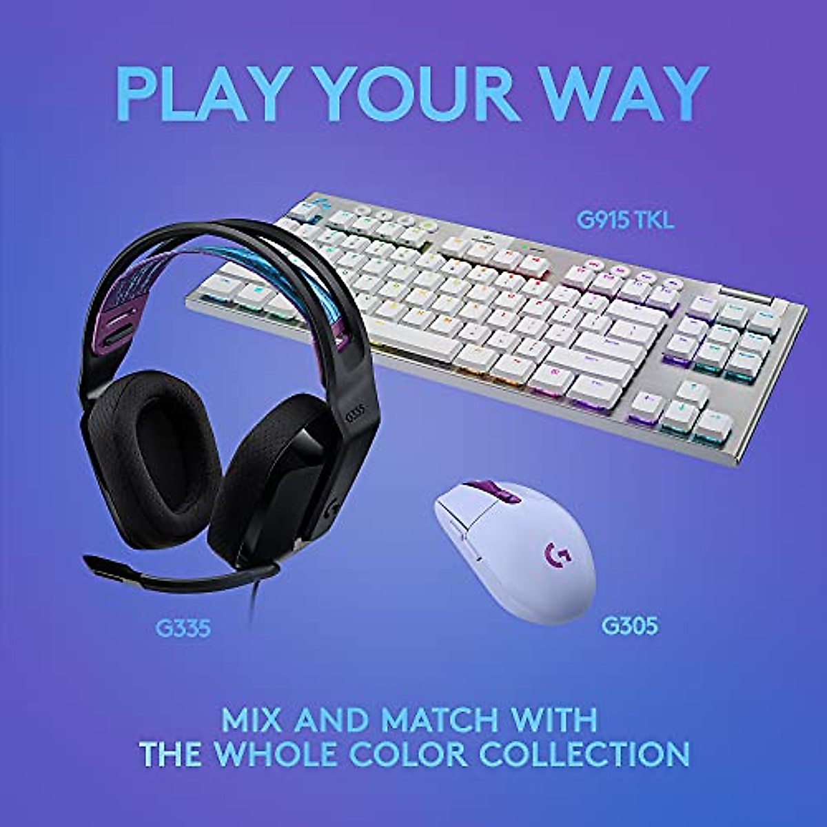 Logitech G335 Wired Gaming Headset, with Flip to Mute Microphone, 3.5mm Audio Jack, Memory Foam Earpads, Lightweight, Compatible with PC, PlayStation, Xbox, Nintendo Switch – Black