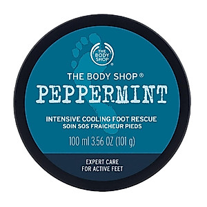 The Body Shop Peppermint Intensive Cooling Foot Rescue, 3.5 Fl Oz