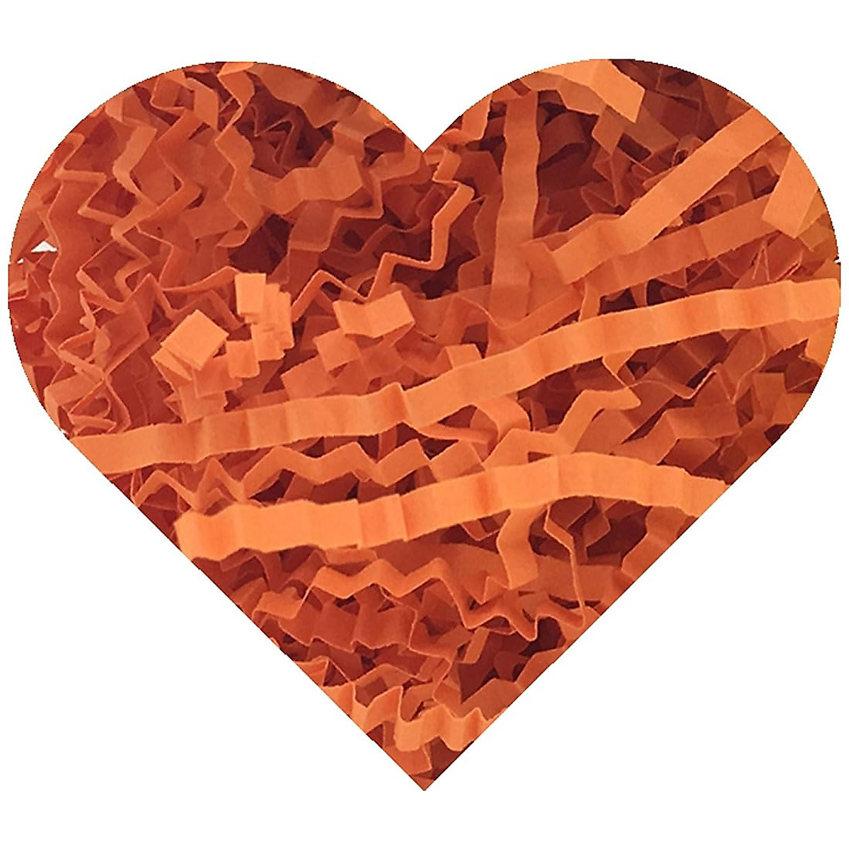 YHXKJ Crinkle Paper for Gift Box (1/2 LB) Crinkle Cut Paper Shred Filler,Shredded Paper Filler Packing Gift Wrap Easter Basket Grass Filler-Bright Orange