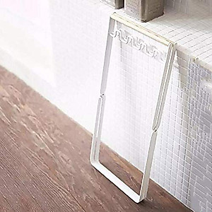 Kuinayouyi X-Type Folding Trash Stand Can Metal Trash Bag Box Holder Garbage Bag Rack Home Kitchen Storage RacksTowel Rag Dry Shelf