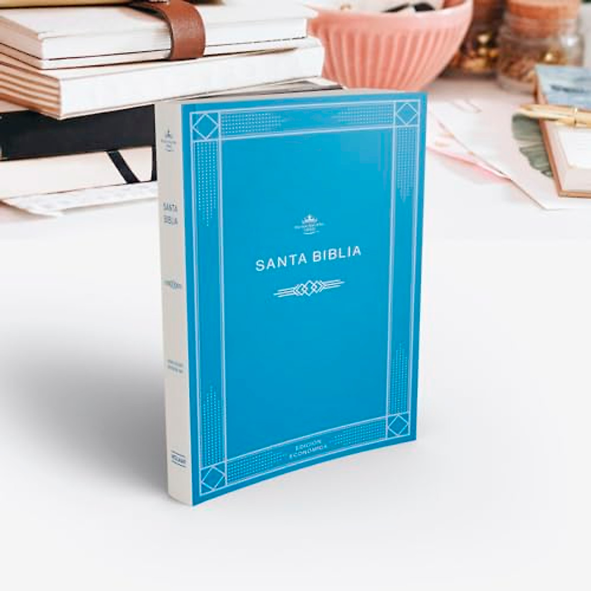 RVR 1960 Biblia edición económica, azul tapa rústica | RVR 1960 Economic Bible Blue Paperback (Spanish Edition)