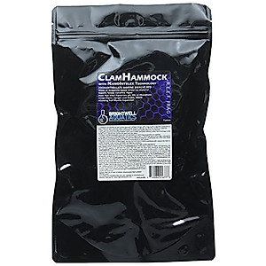 Brightwell Aquatics Clam Hammock - Zooxanthellate Marine Bivalve Bed Composed of Xport-Ca