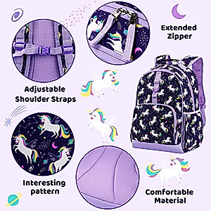 Choco Mocha 17inch Unicorn Backpack + Lunch Bag