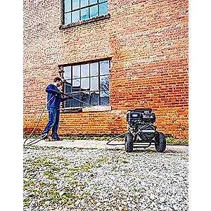 SIMPSON Cleaning PS4240 PowerShot 4200 PSI Gas Pressure Washer, 4.0 GPM, Honda GX390 Engine, Includes Spray Gun, 5 QC Nozzle Tips, 3/8-inch x 50-foot Monster Hose, (49-State)