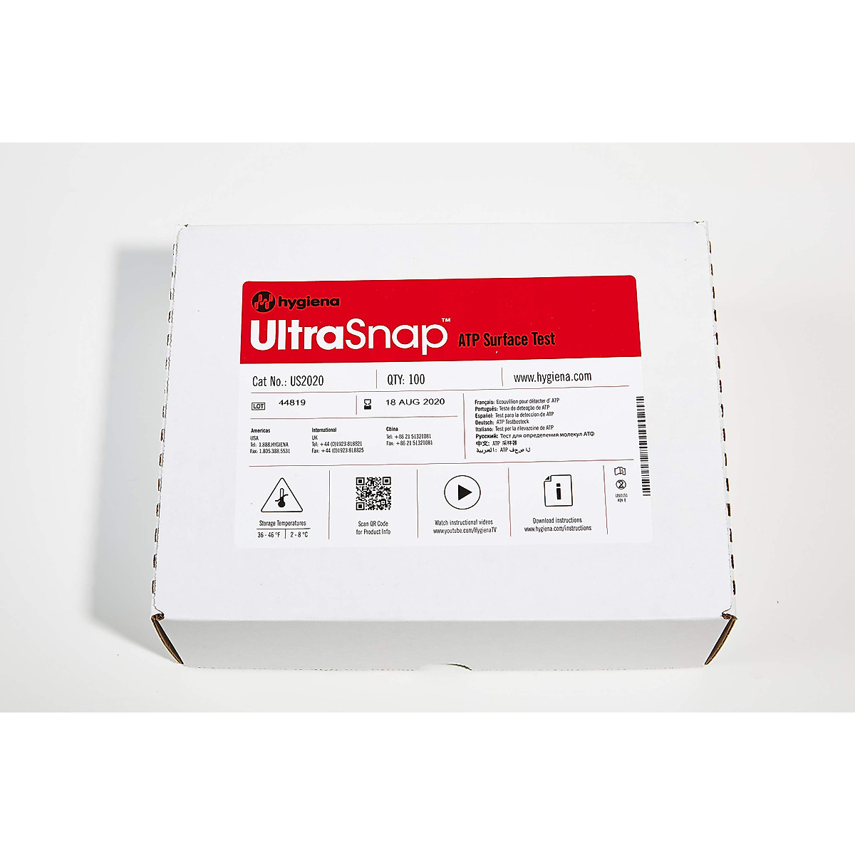 Bio Shield Tech Hygiena SystemSURE Plus Luminometer, Includes 100 UltraSnap Test Swabs Portable, ATP Bio-Contamination Testing Meter with SureTrend Software