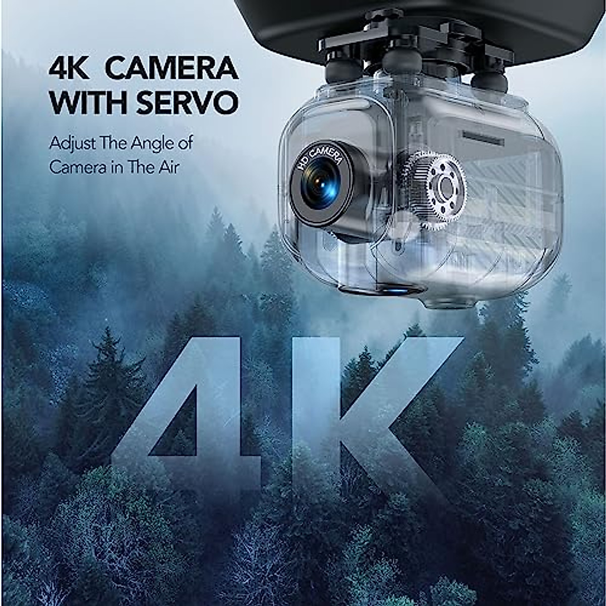 T25 2K Camera Drone + P5G 4K Camera Drone for Adults GPS Drone Pack