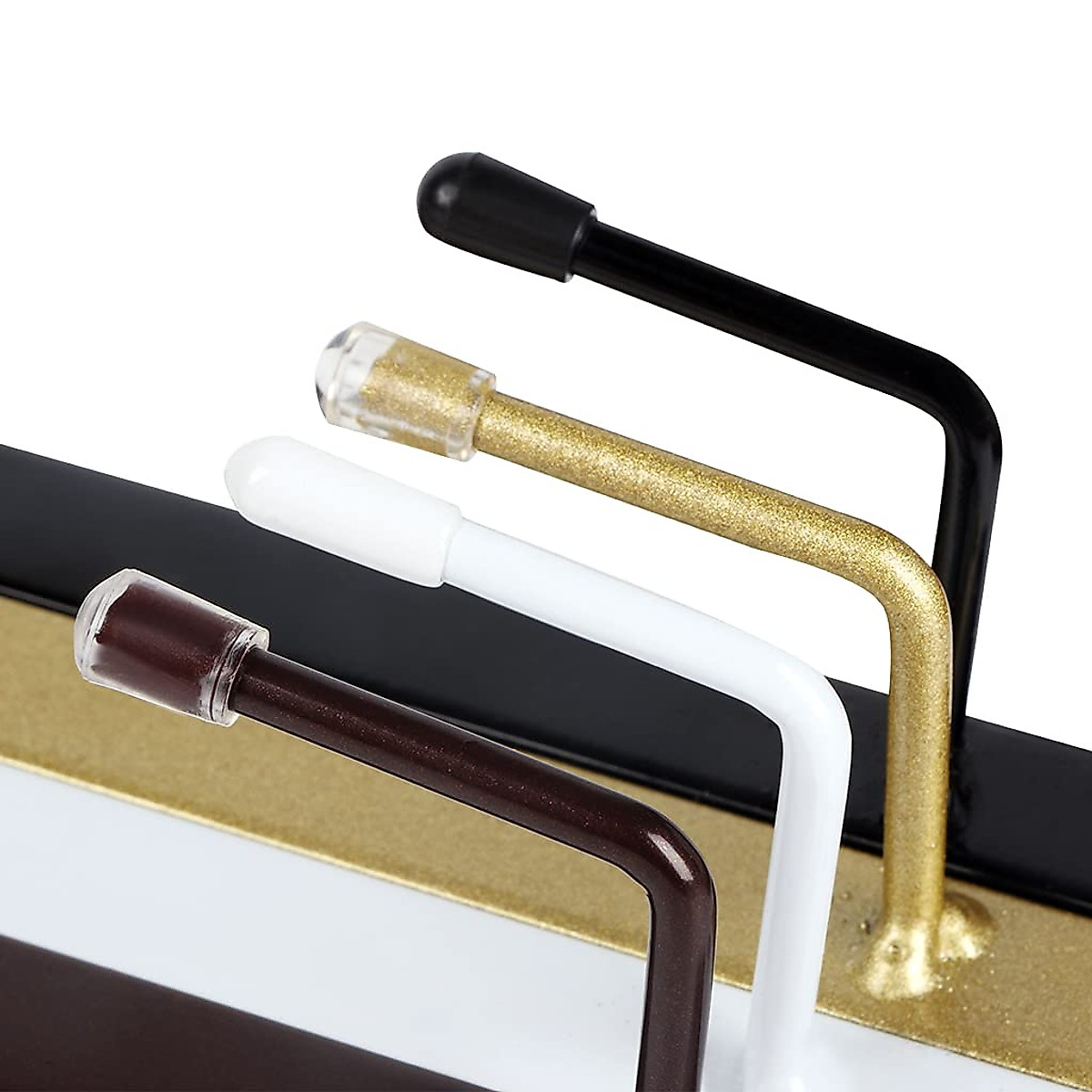 Tonxus 4 Sets Metal Coffee Mug Rack - Vertical Narrow Wall Mounted Large Cup Holder Kitchen Storage Display Organizer Hooks for Coffee Mugs,Tea Cups (WHITE)