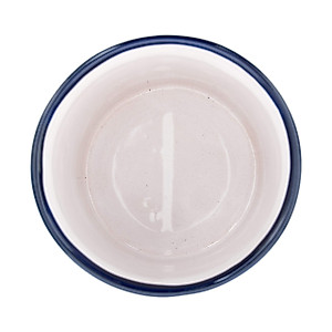 Enchanted Talavera Ceramic Large Utensil Holder Spatula Crock Kitchen Counter Organizer Mexican Pottery Utensils Tools Caddy Spoon Rest White Ceramic (Cobalt Large (7.5" H x 6" W)