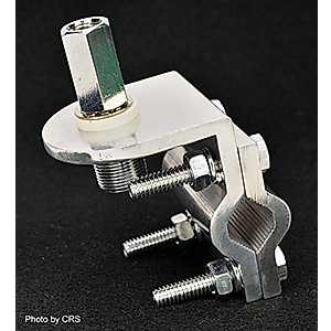 Workman Double Groove CB Radio Antenna Mount W/ SO239 Stud BRV1