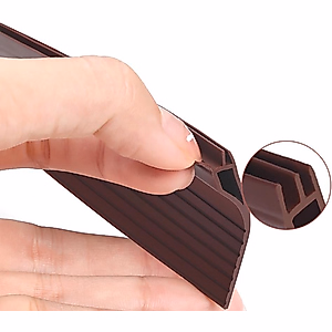 Eweniar Door Draft Stopper for Bottom of Door PVC Weather Stripping Keep Cold Air Out