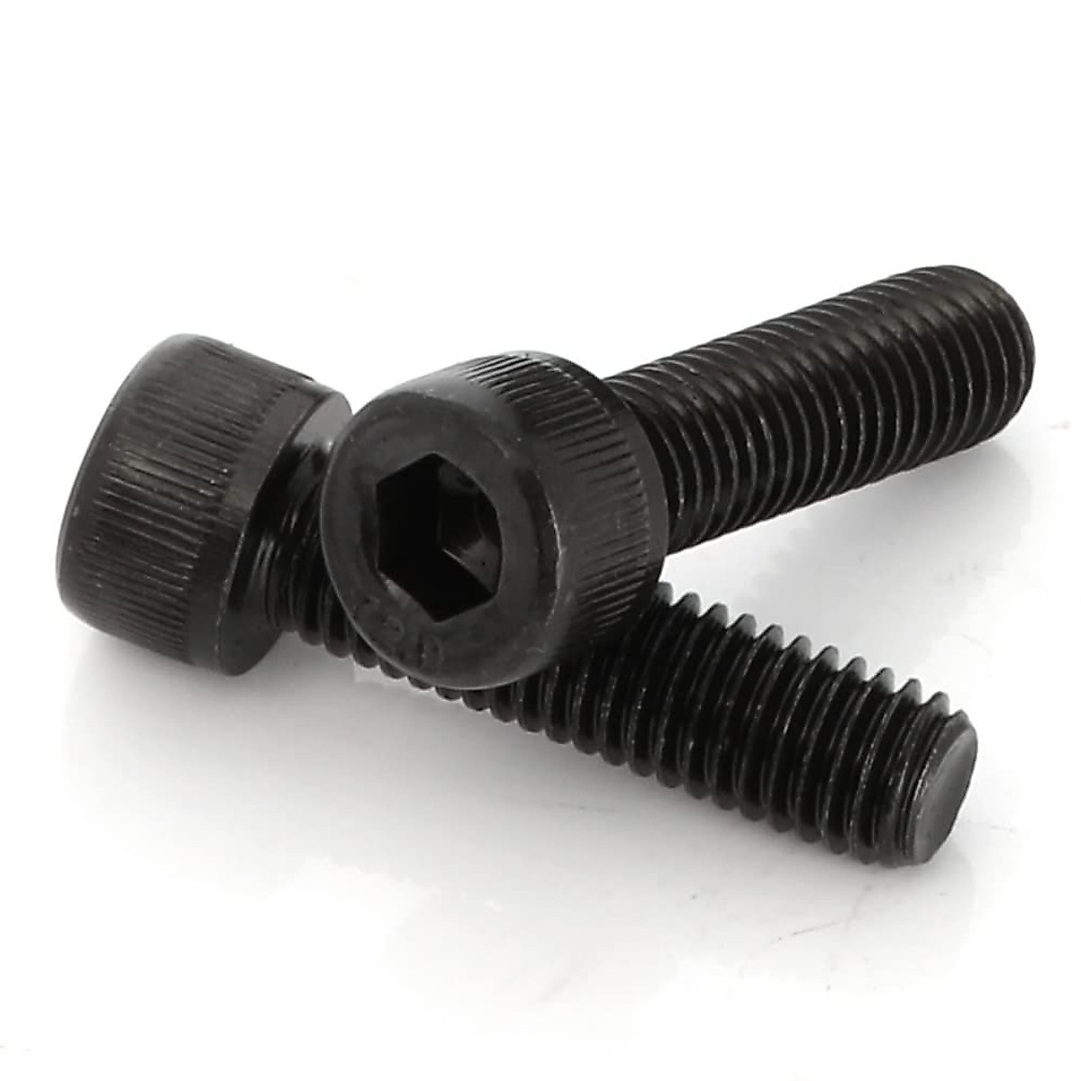 M6-1.0 x 40mm, 45mm, 50mm, 55mm and 60mm Socket Head Cap Screws, Grade 12.9 Alloy Steel, Black Oxide, 25 PCS