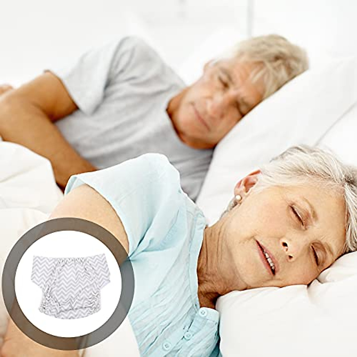 DOITOOL Adult Diapers Pañales Desechables Adult Diaper Washable Cloth Diaper Incontinence Diaper Washable Briefs Anti Leak Reusable Diaper for Women Men Grey Pañales para Adultos Mens Briefs