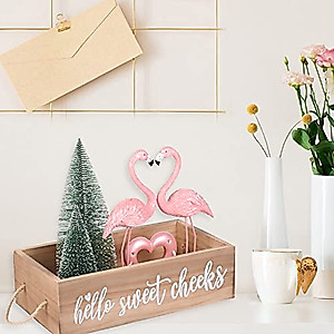 Bathroom Decor Box-2 Sides Printed Toilet Paper Holder,2 Pack， Exquisite Craft Bathroom Storage Organizer,Interesting Bathroom Decoration Cute Bathroom Decoration