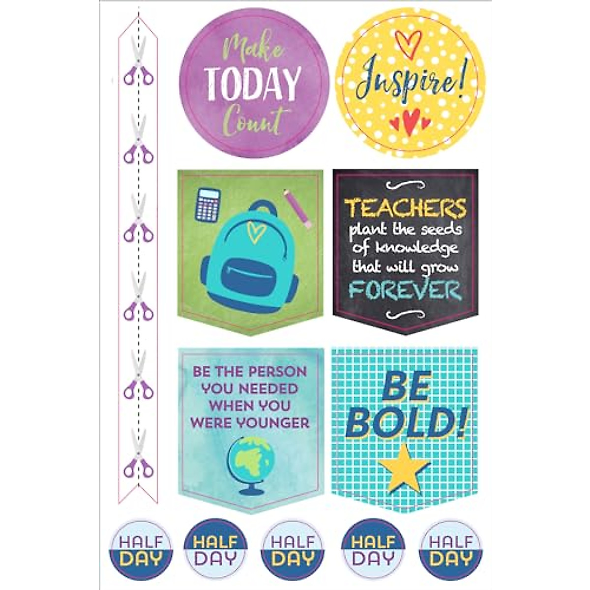 Essentials Teacher Planner Stickers (Set of 400 Stickers)