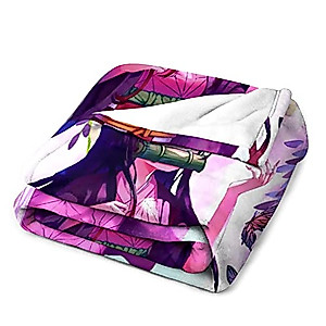 Anime Blanket Ultra Soft Flannel Fleece Cartoon Throw Blankets Home Decor Bedding Couch Sofa for Kids Adults Gift 50"X40"