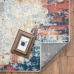 LUXE WEAVERS Olimpia Collection 5956 Multi Modern Abstract Area Rug 9x12