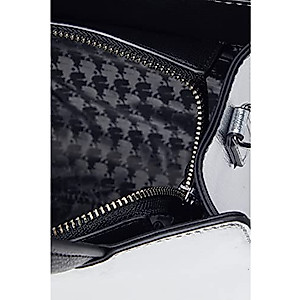 Karl Lagerfeld Paris Maybelle Solid Satchel, Silver