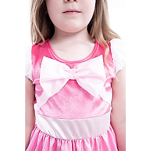 Little Adventures Cinderella Ball Gown Dress up Costume (Large Age 5-7) - Machine Washable Child Pretend Play and Party Dress with No Glitter