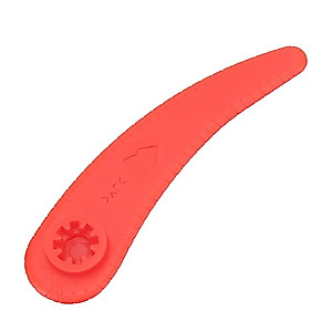 Lawn Mower Blades, Durable, Flexible, Household 25 pcs. Lawn Mower Blades Fast ABS Cut for Garden Red