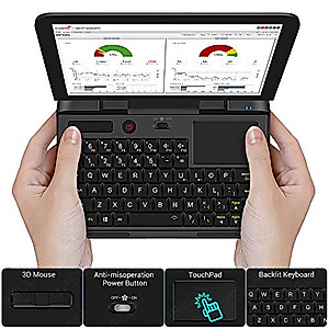 GPD Micro PC [256GB M.2 SSD Version] 6 Inches Mini Industry Laptop [Latest HW Update CPU Celeron Processor N4120] Portable Laptop Computer Notebook OS Win 10 Pro,Ubuntu Mate 18.10,8GB RAM