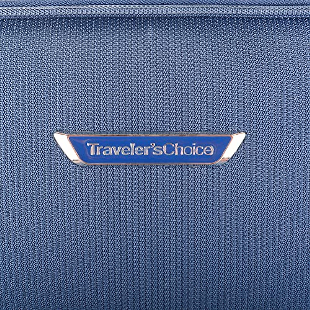 Traveler's Choice Lares Softside Expandable Luggage with Spinner Wheels, Navy, Carry-On 22-Inch