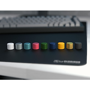 Rotary Knob for GMMK PRO and Numpad - 8 Colors - Glorious Gaming - Easy Install - Elegant Aluminum Design (E-White)