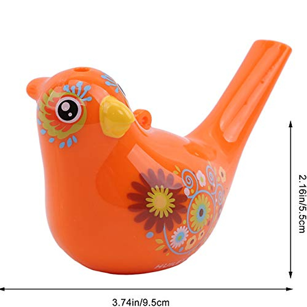 Tovip 1Pcs Coloured Drawing Water Bird Whistle Bathtime Musical Toy for Kids Early Learning Educational Children Gift Toy Musical Instrument