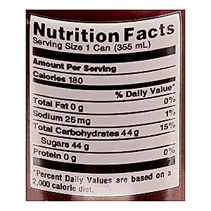 Dr. Browns Soda, Cream Soda, 12 oz can (Pack of 18, Total 216 Oz)