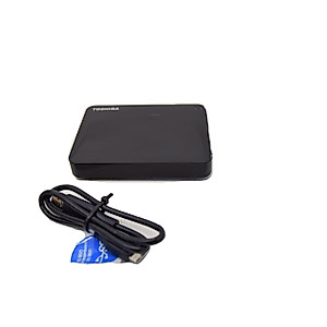 Toshiba Canvio Connect II 2TB Portable Hard Drive, Black(HDTC820XK3C1)