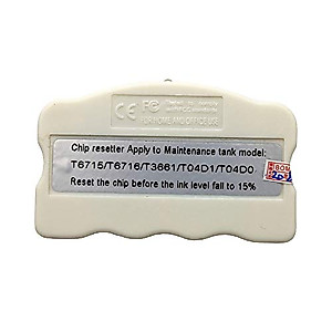 Replacement Parts for Printer PRTA16136 T6715 Maintenance Ink Tank Chip Resetter for Ep-s0n WF-4700 WF-4830 WF-4745 WF-4740 WF-4725 WF-3820