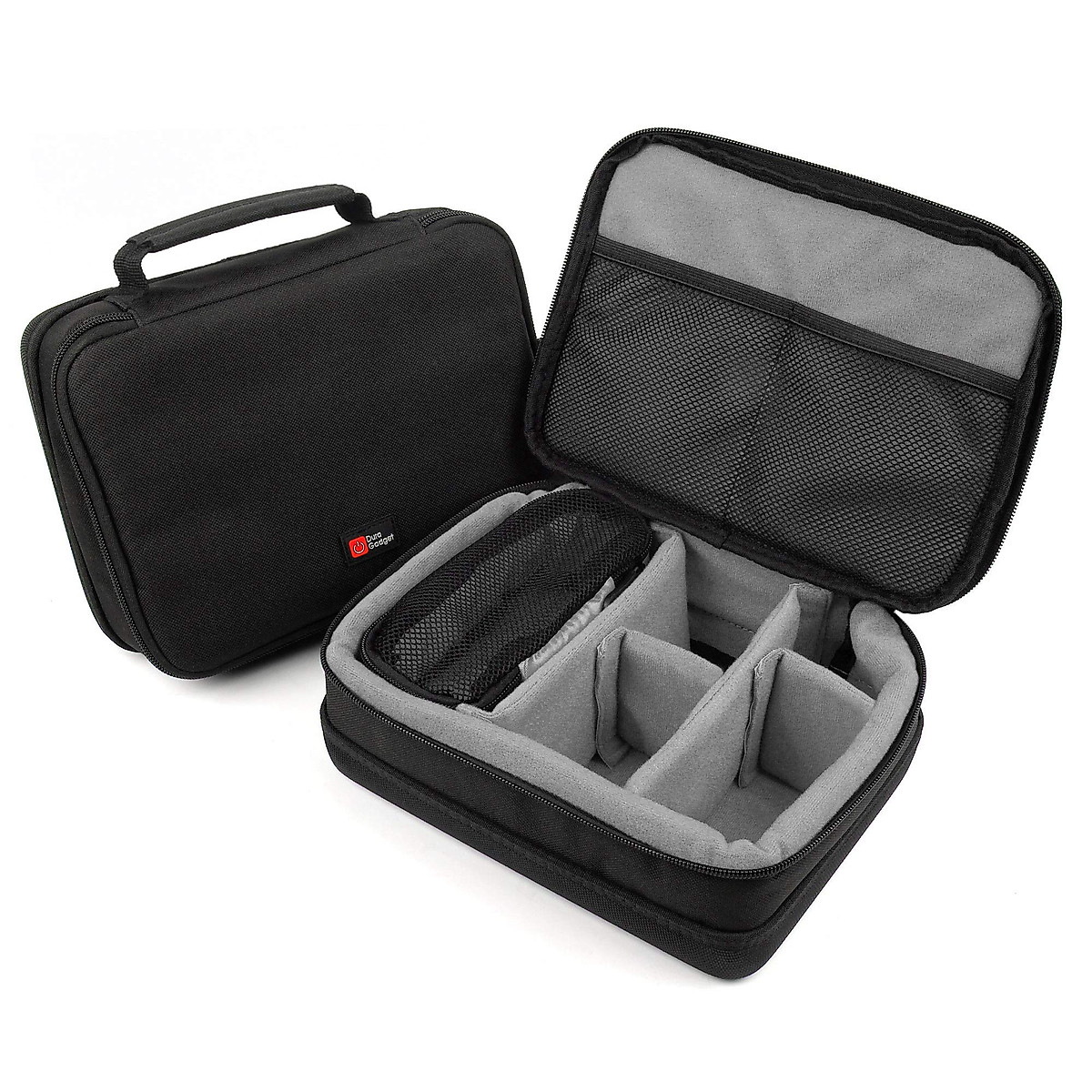 DURAGADGET Protective Black & Grey EVA Gaming Mouse Case - Compatible with Razer Naga Hex V2