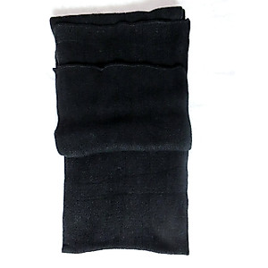 Wander Agio Women's Warm Long Shawl Winter Warm Large Scarf Pure Color Black